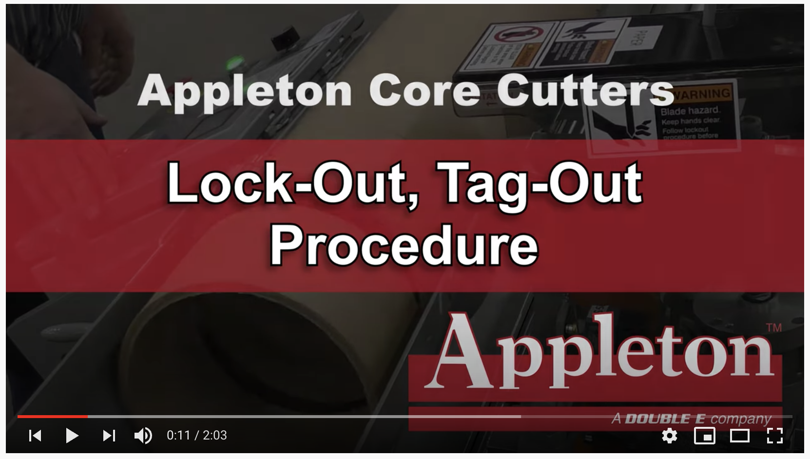 Appleton - Manual to Programmable Core Cutters plus the RollMover and ...